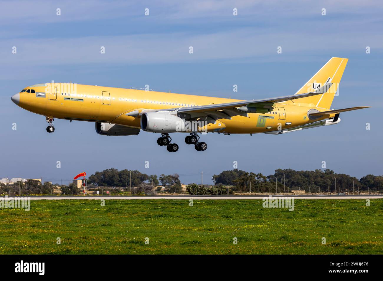 Brand new Airbus A330-243MRTT (REG: EC-345) arriving for painting in ...