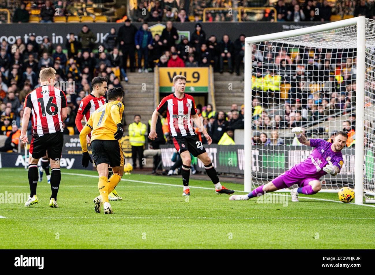 10th February 2024; Molineux Stadium, Wolverhampton, West Midlands ...