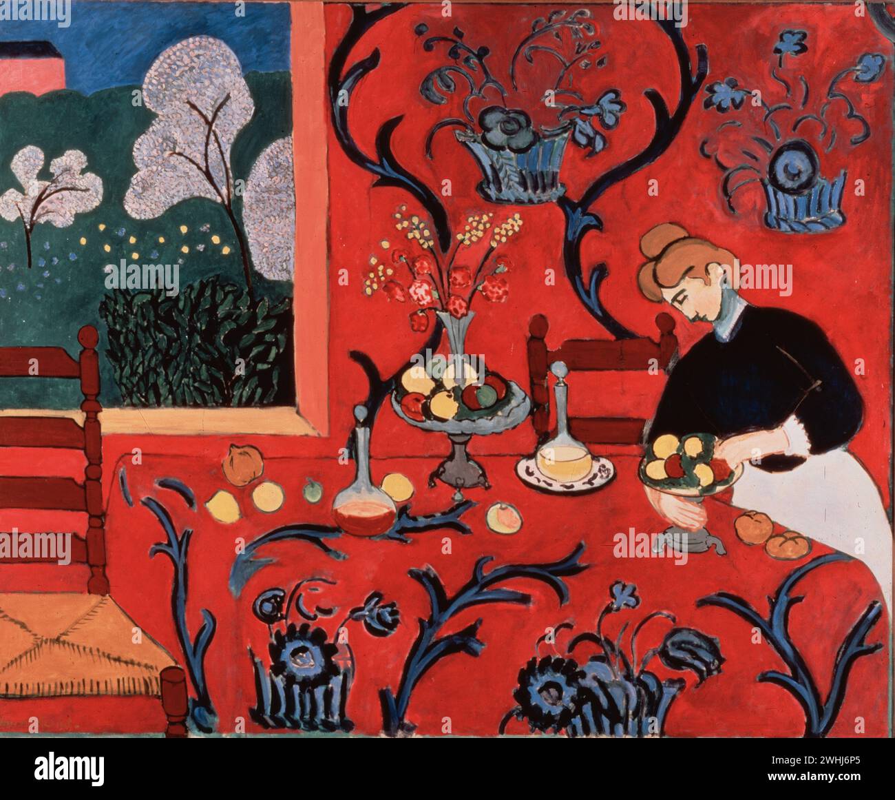 Matisse, Henri The Red Room (Harmony in Red Stock Photo - Alamy
