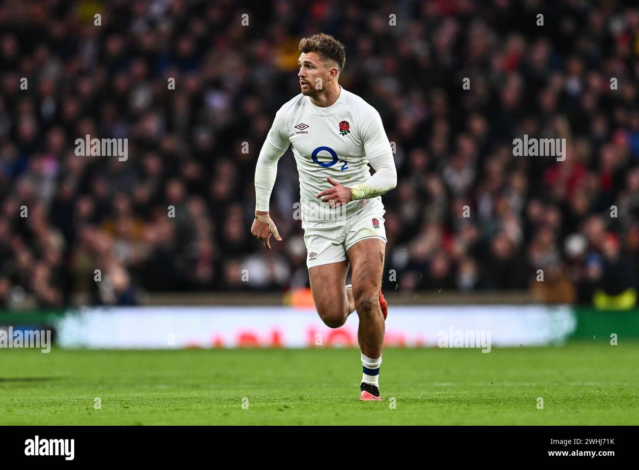 Henry Slade of England during the 2024 Guinness 6 Nations match England ...