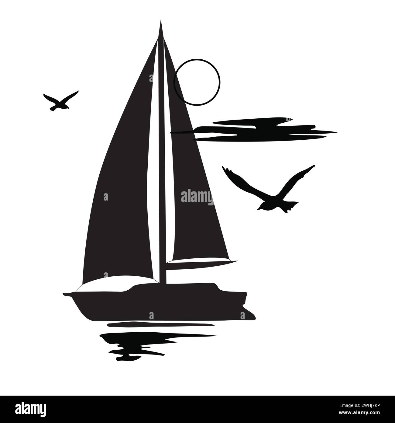 Content icon monochrome simple Black and White Stock Photos & Images ...