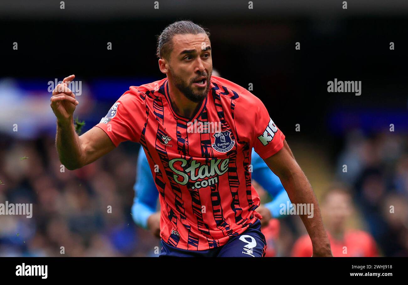Dominic Calvert-Lewin of Everton during the Premier League match ...