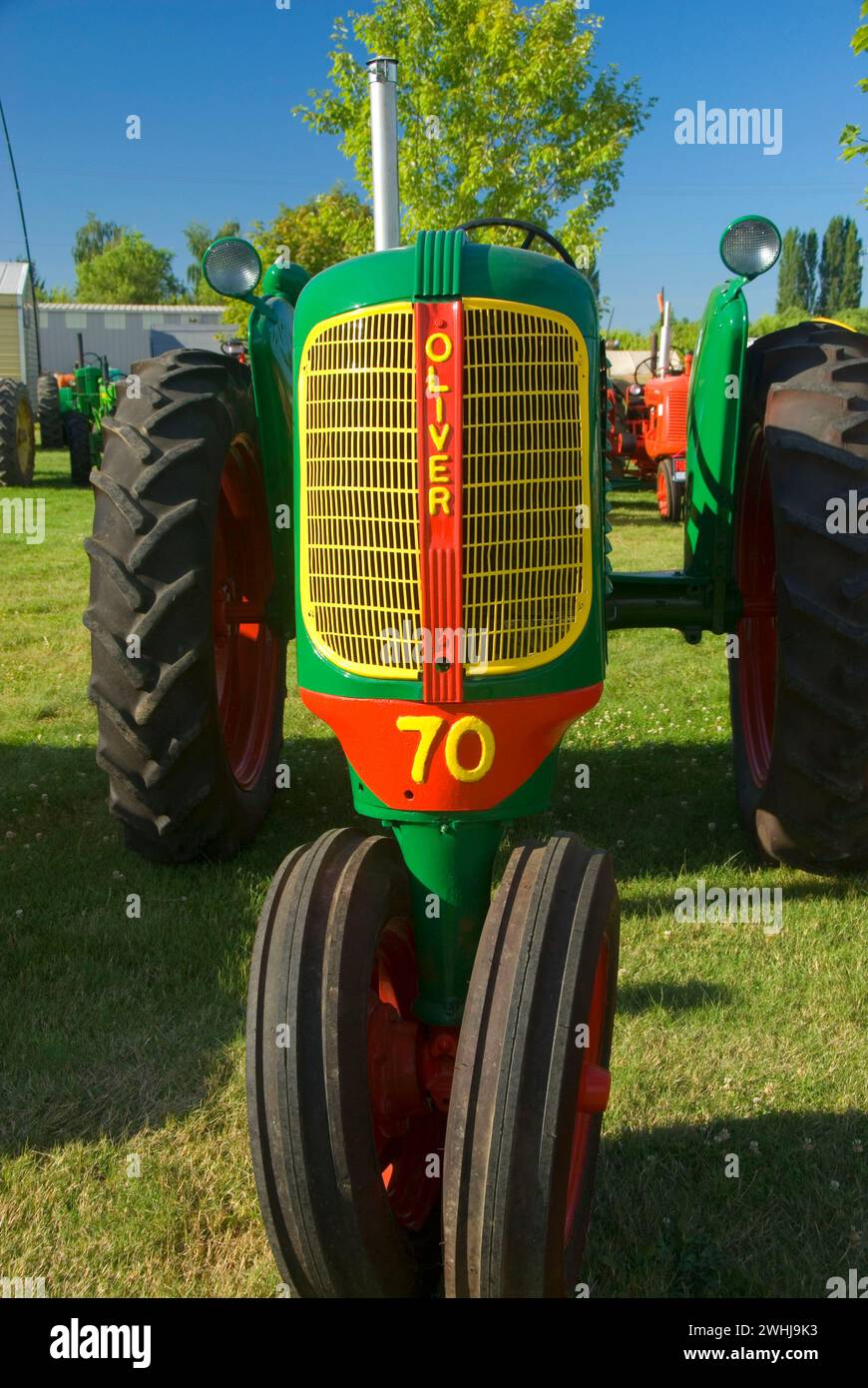 Oliver Row Crop 70 Standard tractor, Great Oregon Steam-Up, Antique ...