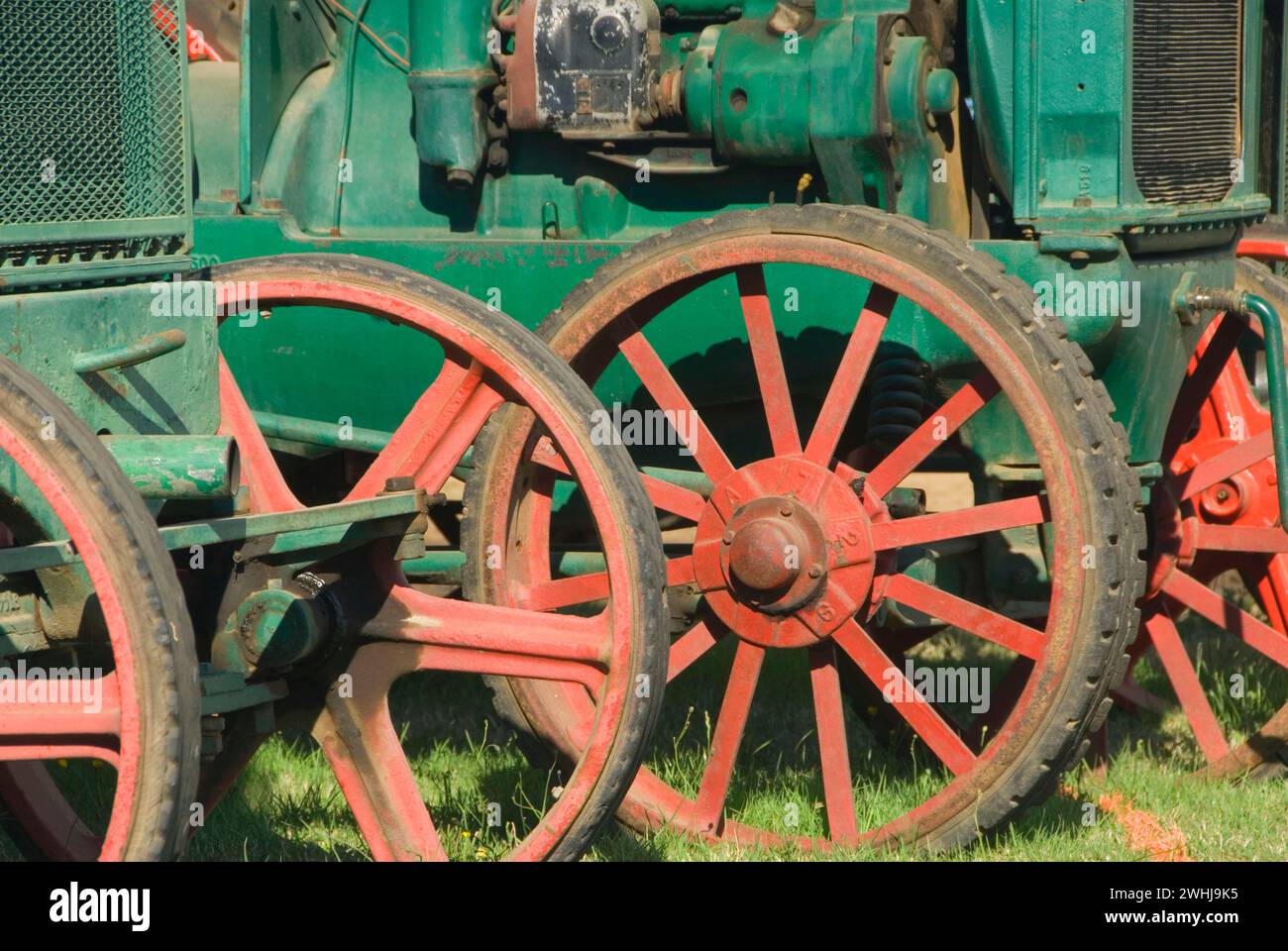 Antique tractor wheels, Great Oregon Steam-Up, Antique Powerland ...