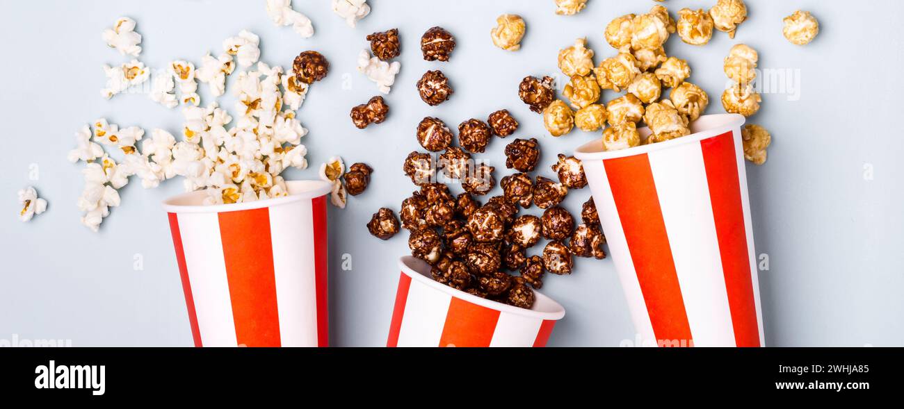 Caramel popcorn in paper hi-res stock photography and images - Alamy