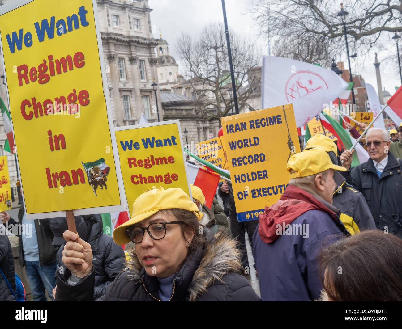 London, UK. 10 Feb 2024. 45 years after the Shah of Iran was forced ...