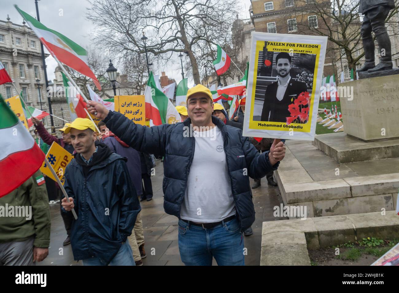 London, UK. 10 Feb 2024. 45 years after the Shah of Iran was forced ...