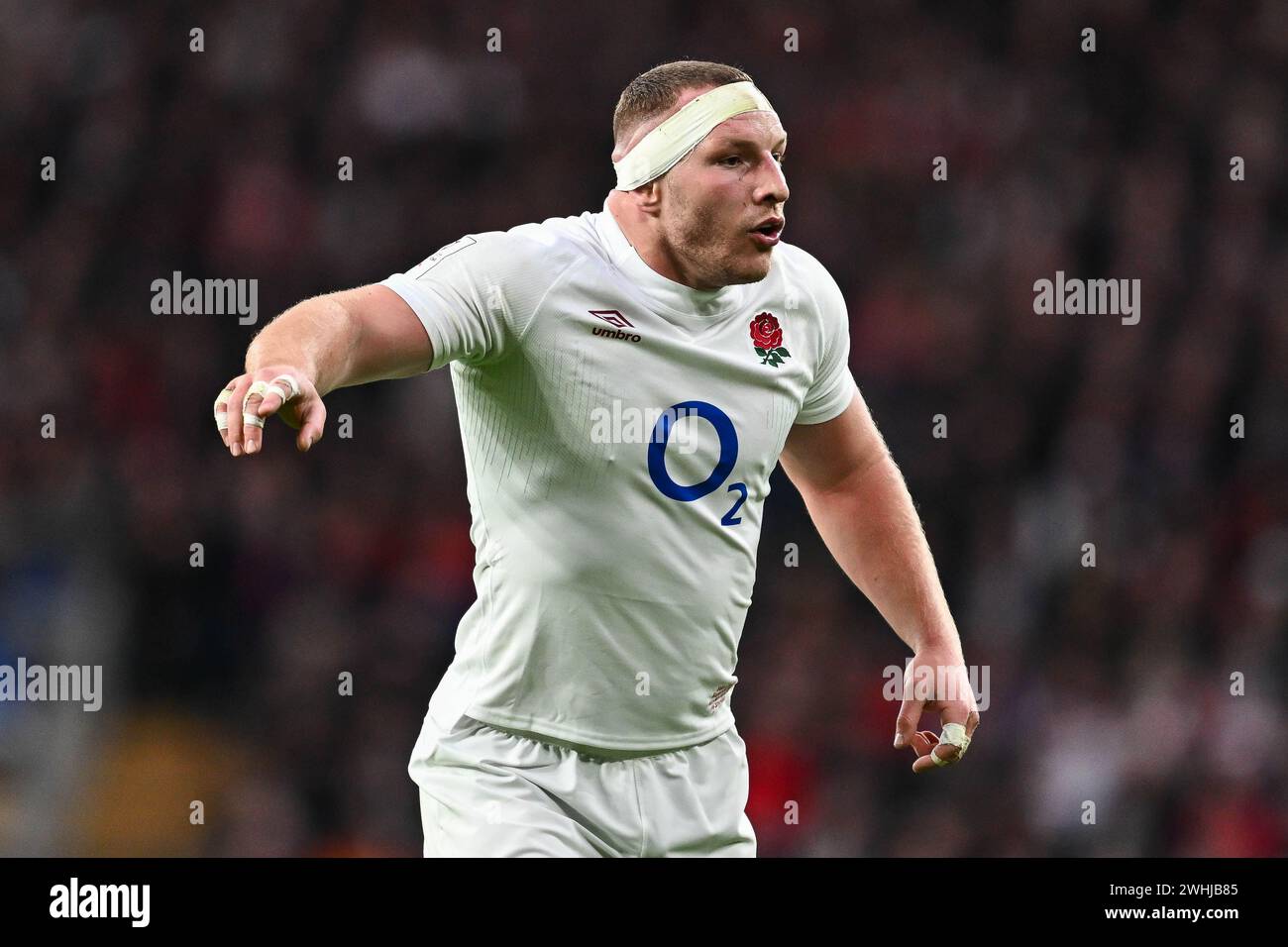 Sam Underhill of England during the 2024 Guinness 6 Nations match ...