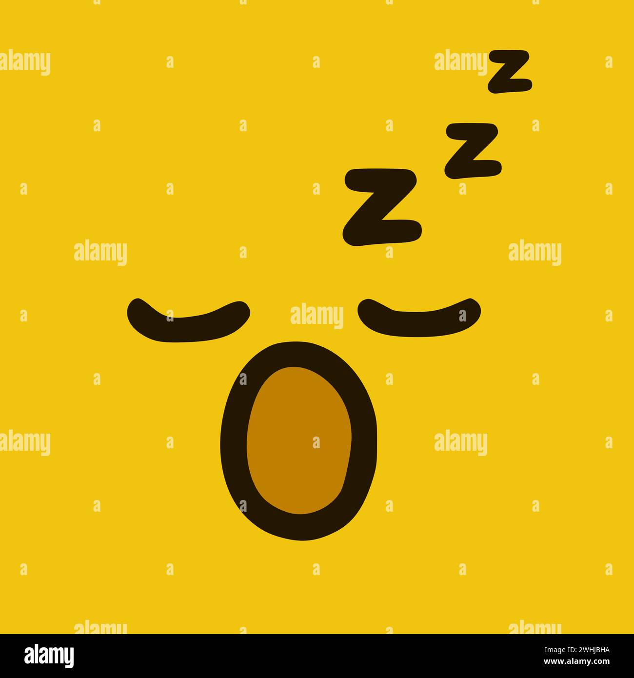 Sleeping face emoji hi-res stock photography and images - Alamy