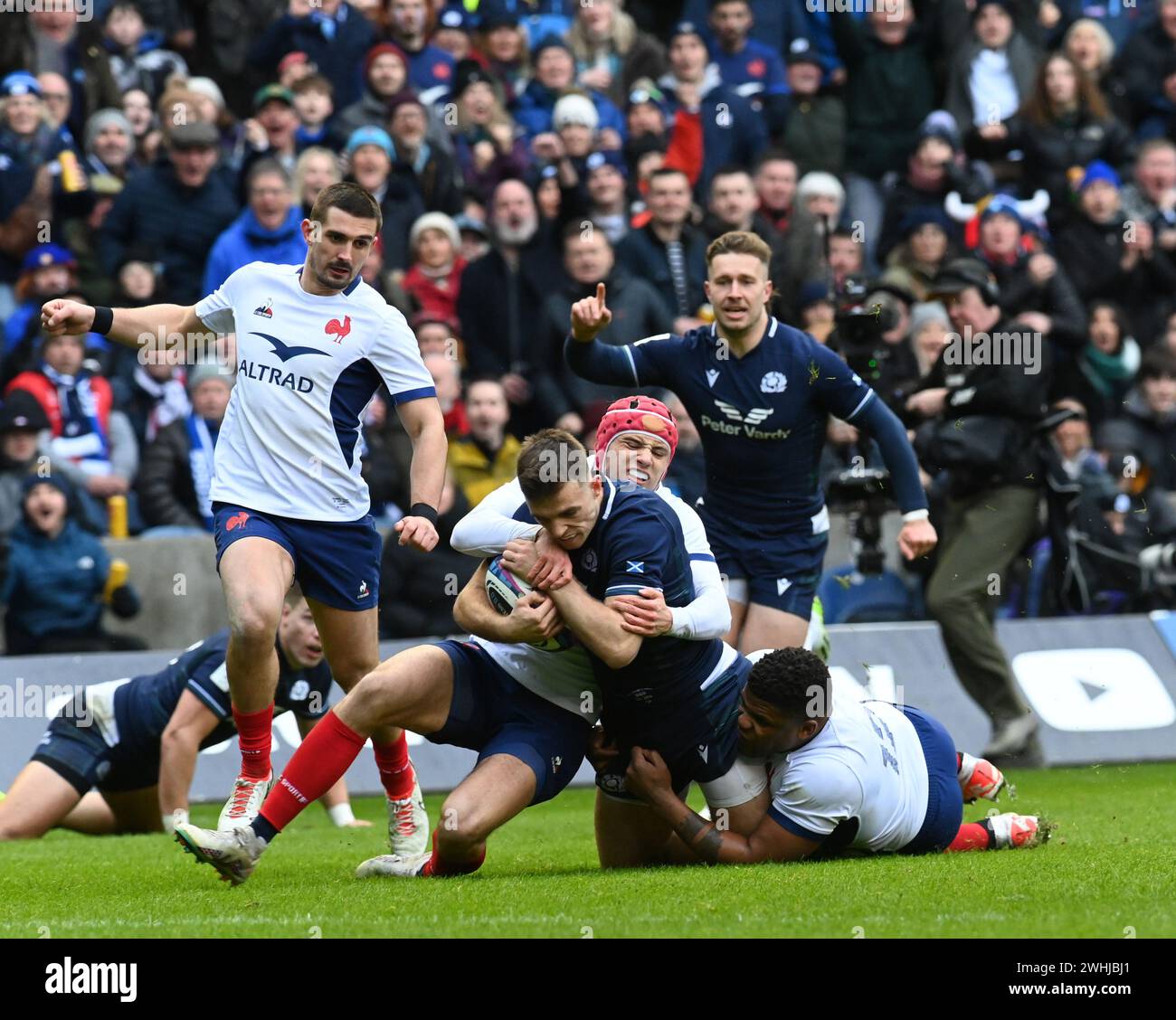 Scottish Gas Murrayfield Stadium. Edinburgh.Scotland.UK. 10th Feb 24 ...