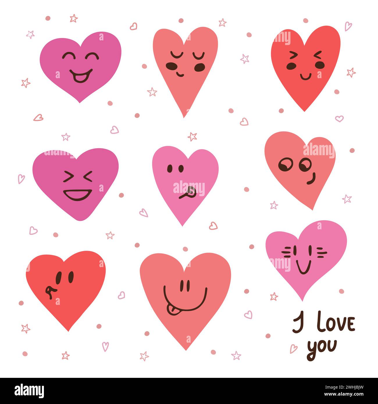 Cartoon characters emotion hi-res stock photography and images - Alamy
