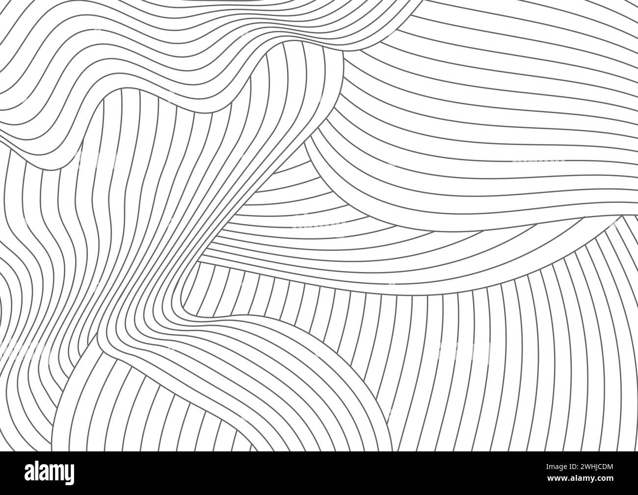 Linear composition. Layout for the design of banners, posters, posters ...