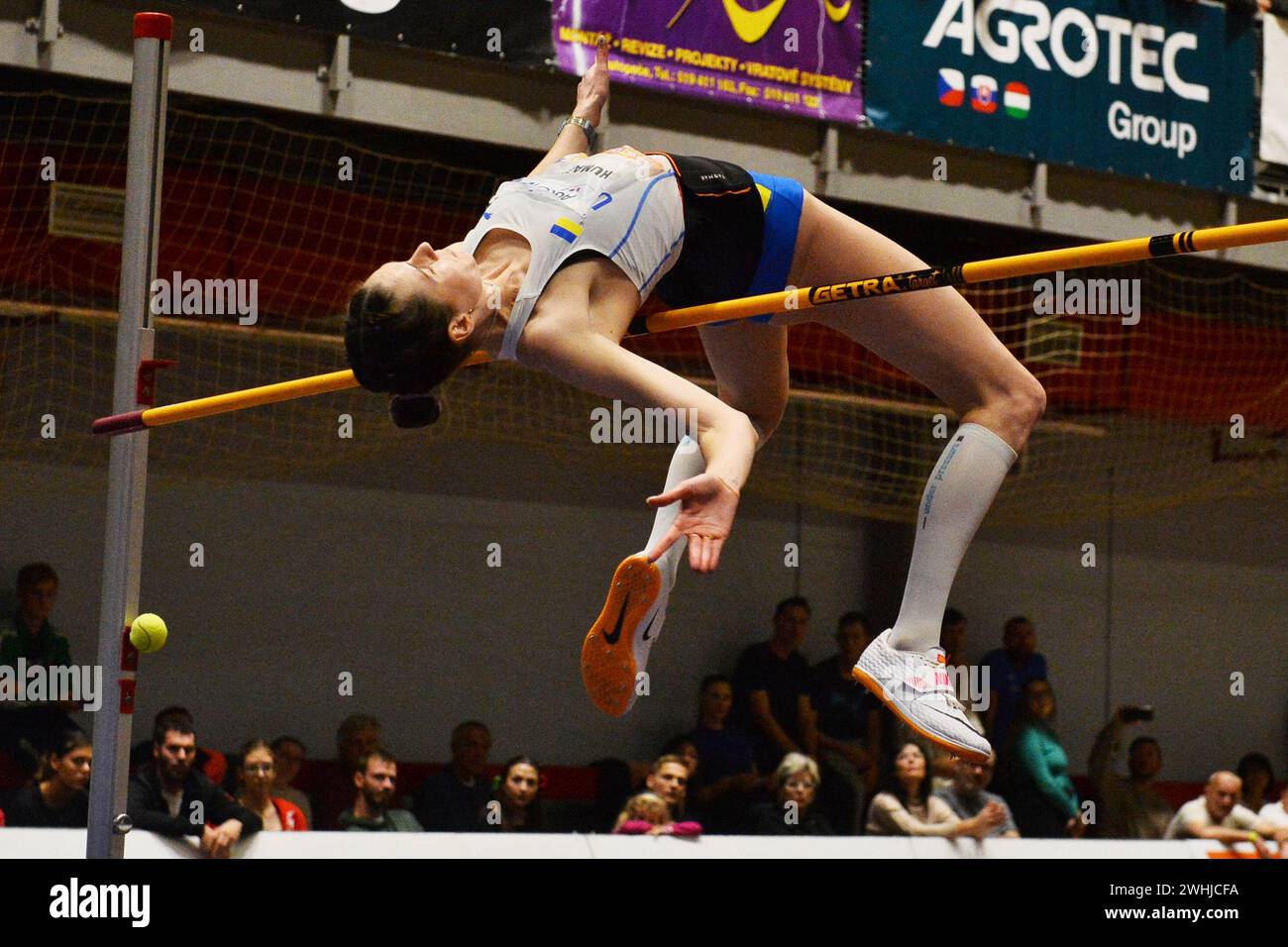 Hustopece, Czech Republic. 10th Feb, 2024. Yuliya Chumachenko from ...