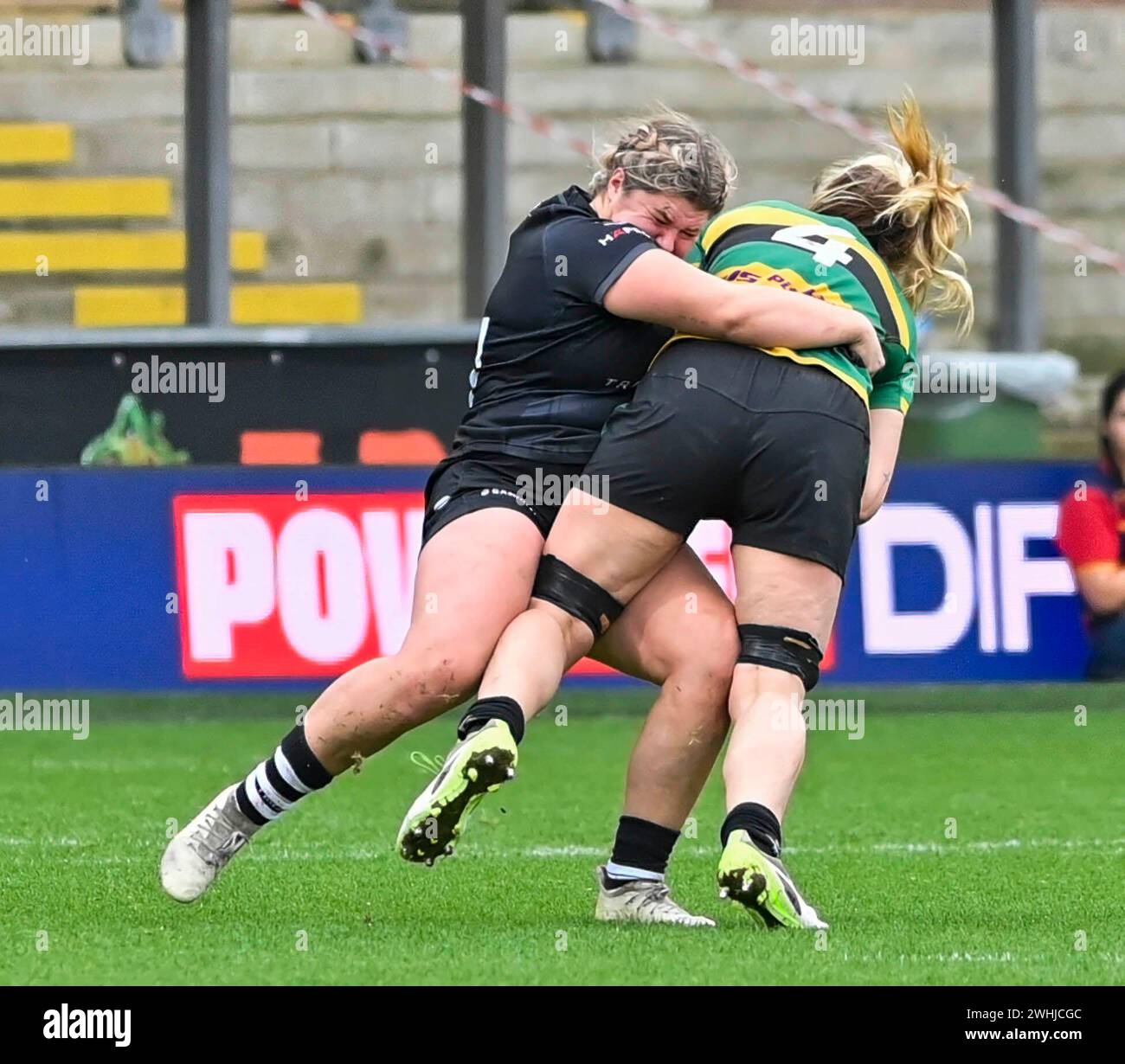 Northampton ENGLAND - Feb-10-2024 : Lilli Ives Campion of Loughborough ...