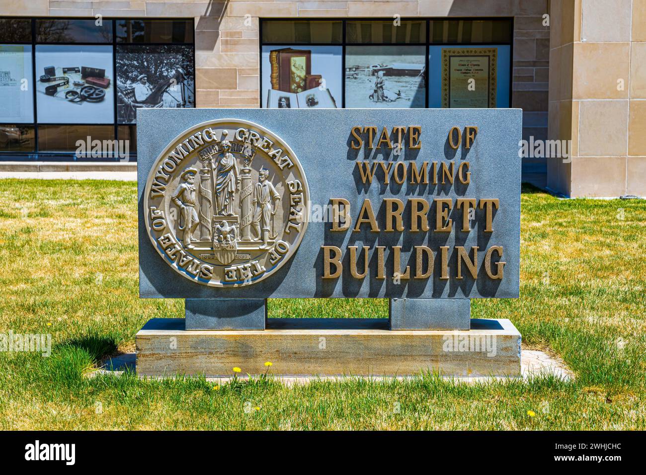 A history and cultural heritage museum in Cheyenne, Wyoming Stock Photo ...