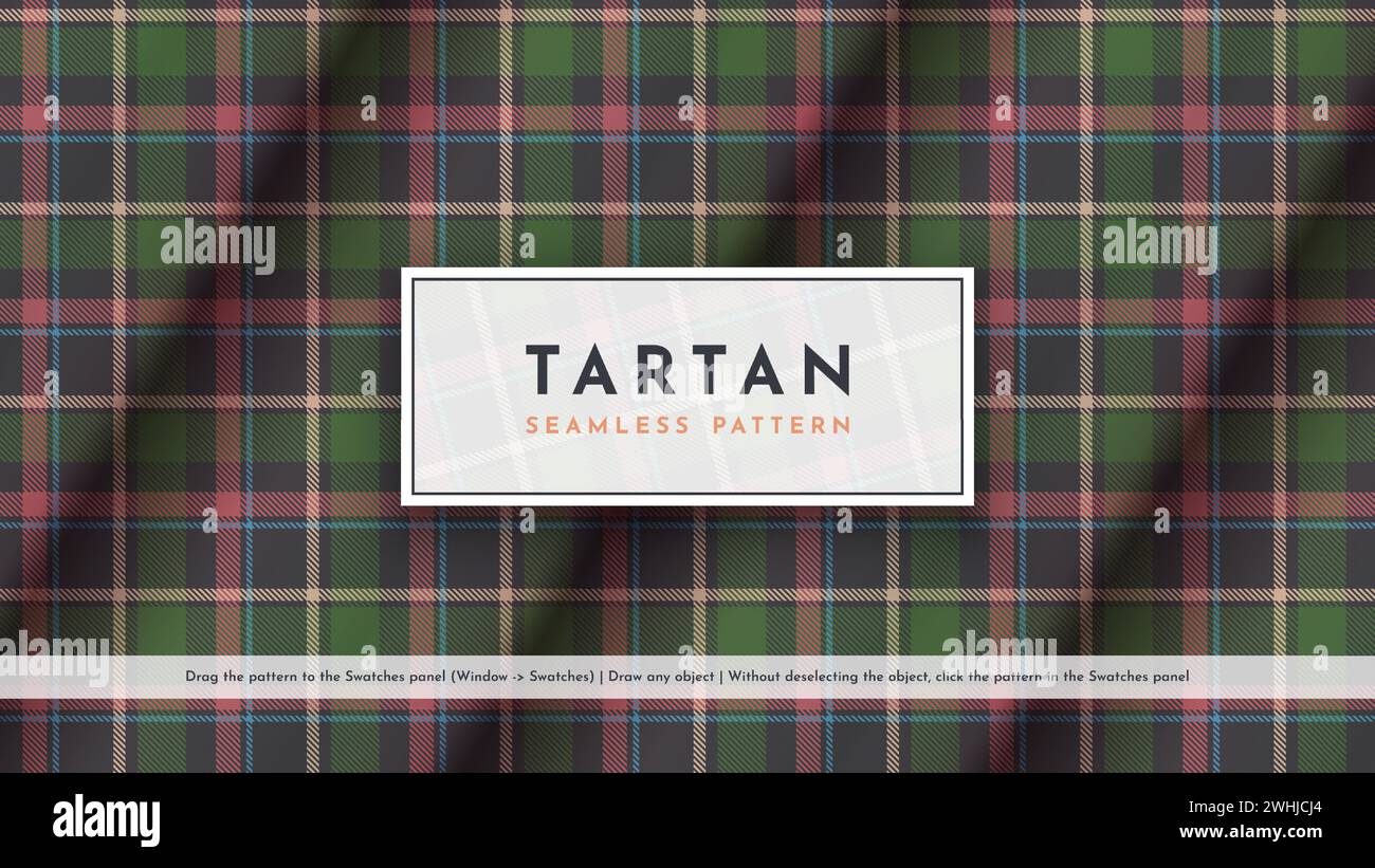 Seamless Tartan Pattern. Traditional Scottish Texture. Fashionable ...