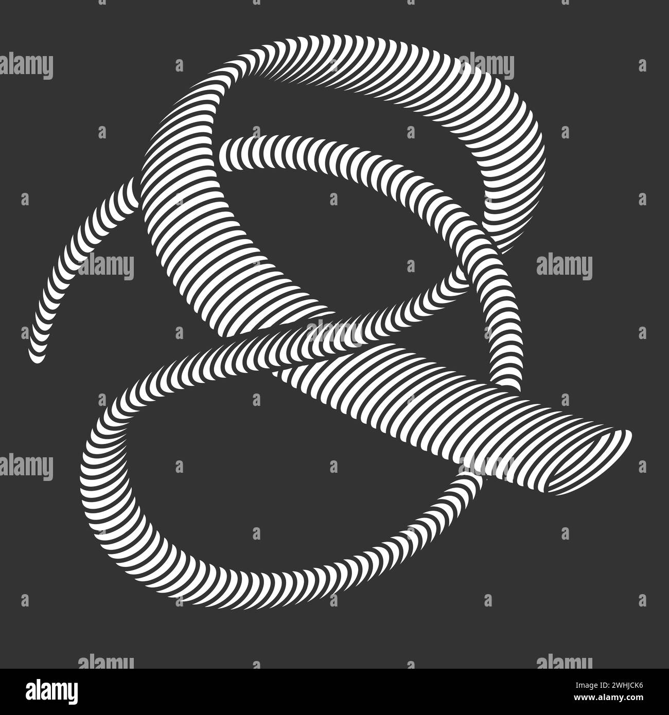 The spiral. A design element for creative ideas. Curved lines create a ...