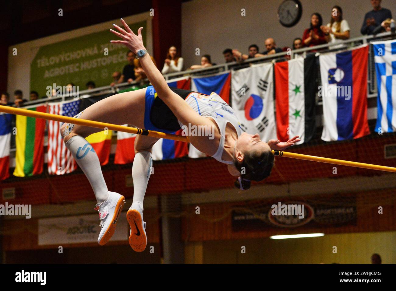 Hustopece, Czech Republic. 10th Feb, 2024. Yuliya Chumachenko from ...