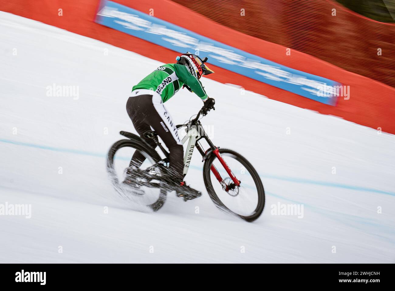 Henry KERR of Ireland, 2nd place in the Men Elite Super-G during the ...