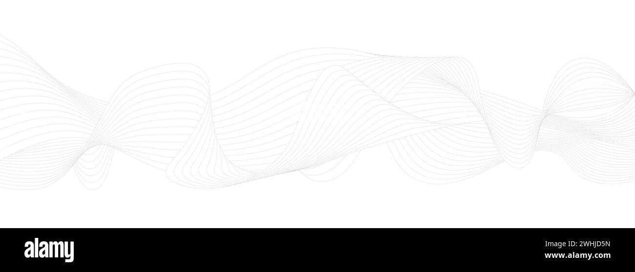 A pattern of smooth wavy lines. A template for creating a creative ...