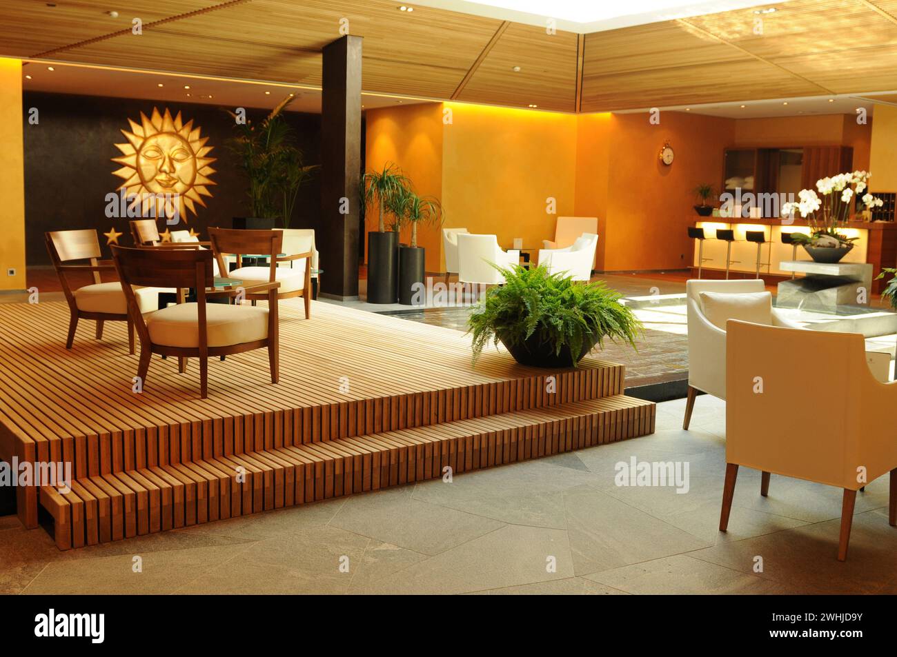 Der Spa des Luxushotels Castello del Sole in Ascona. The spa of the ...