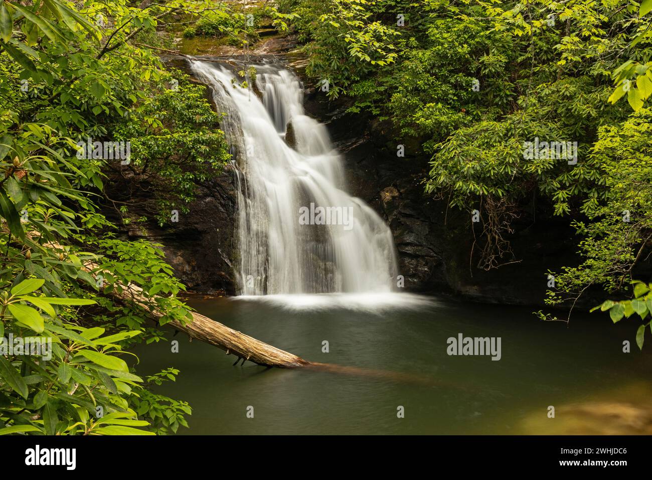 Blue hole falls near Hiawassee in Georgia Stock Photo - Alamy