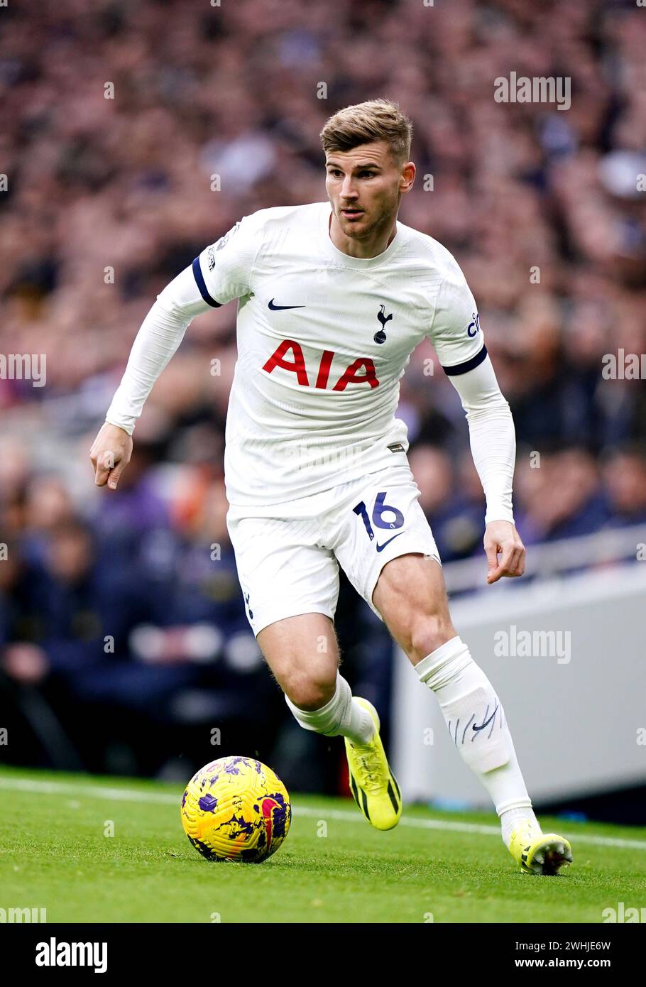 Tottenham Hotspur's Timo Werner during the Premier League match at the ...