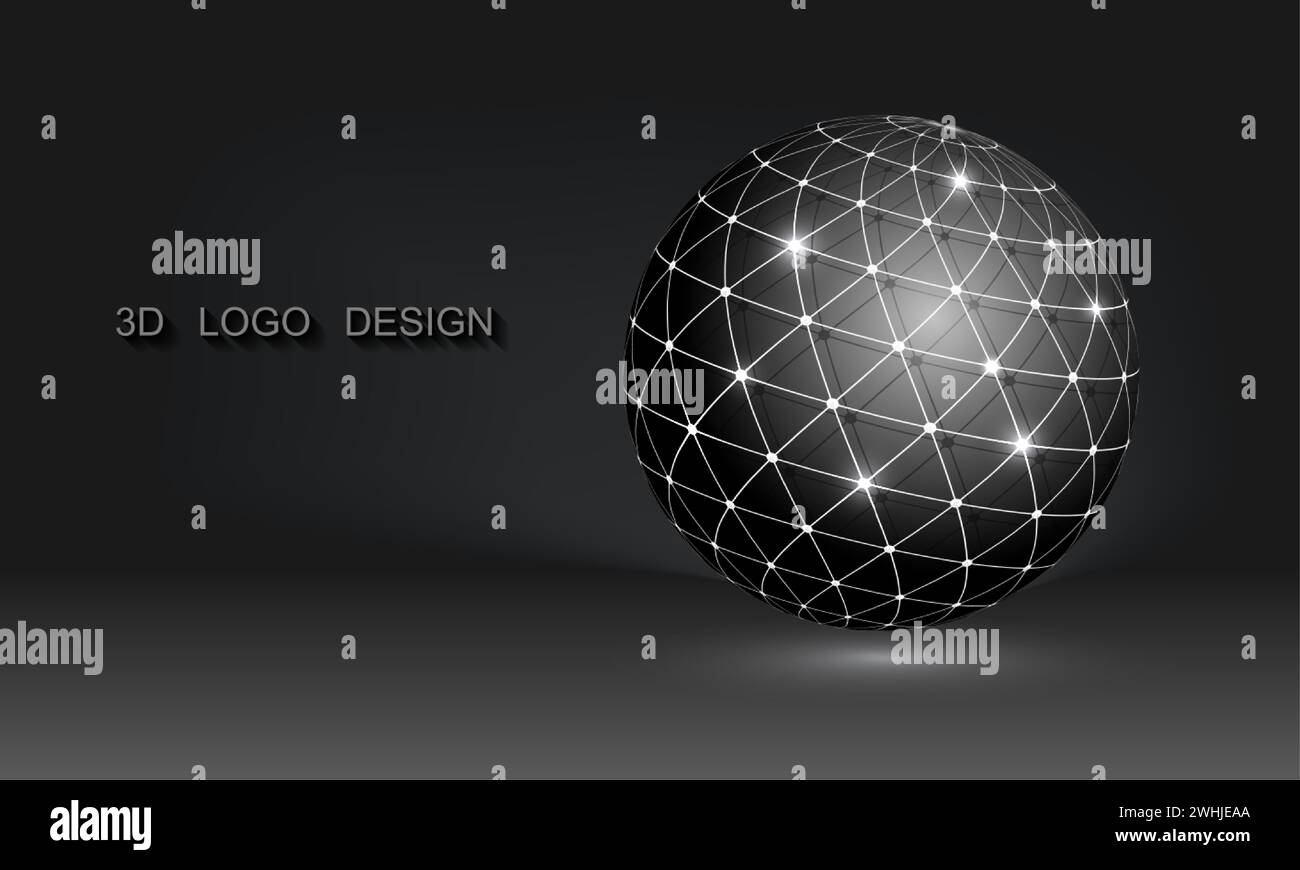 Social media 3d logo Stock Vector Images - Alamy