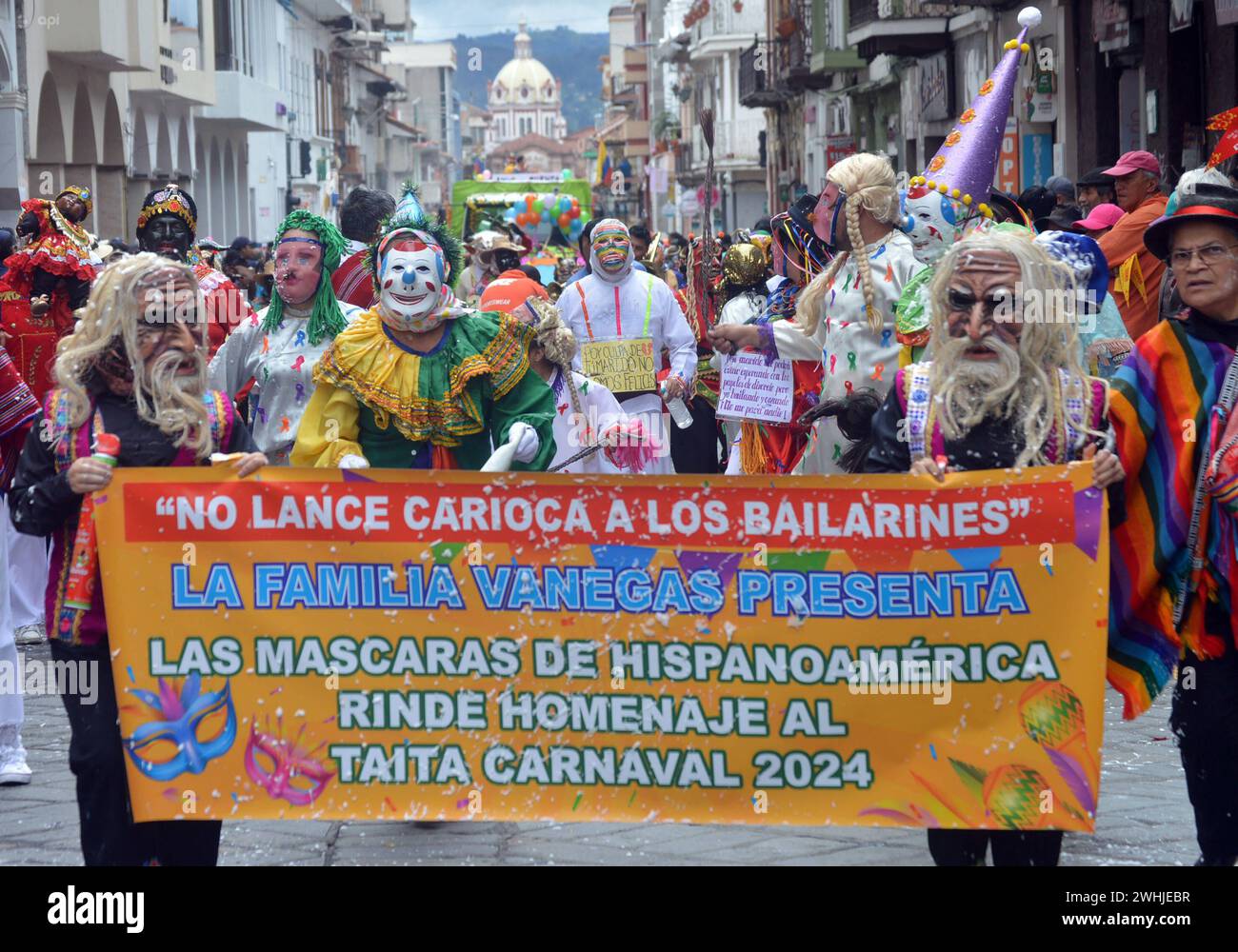 CUENCA-DESFILE CARNAVAL-2024 Cuenca,Ecuador 10 de febrero de 2024 La ...