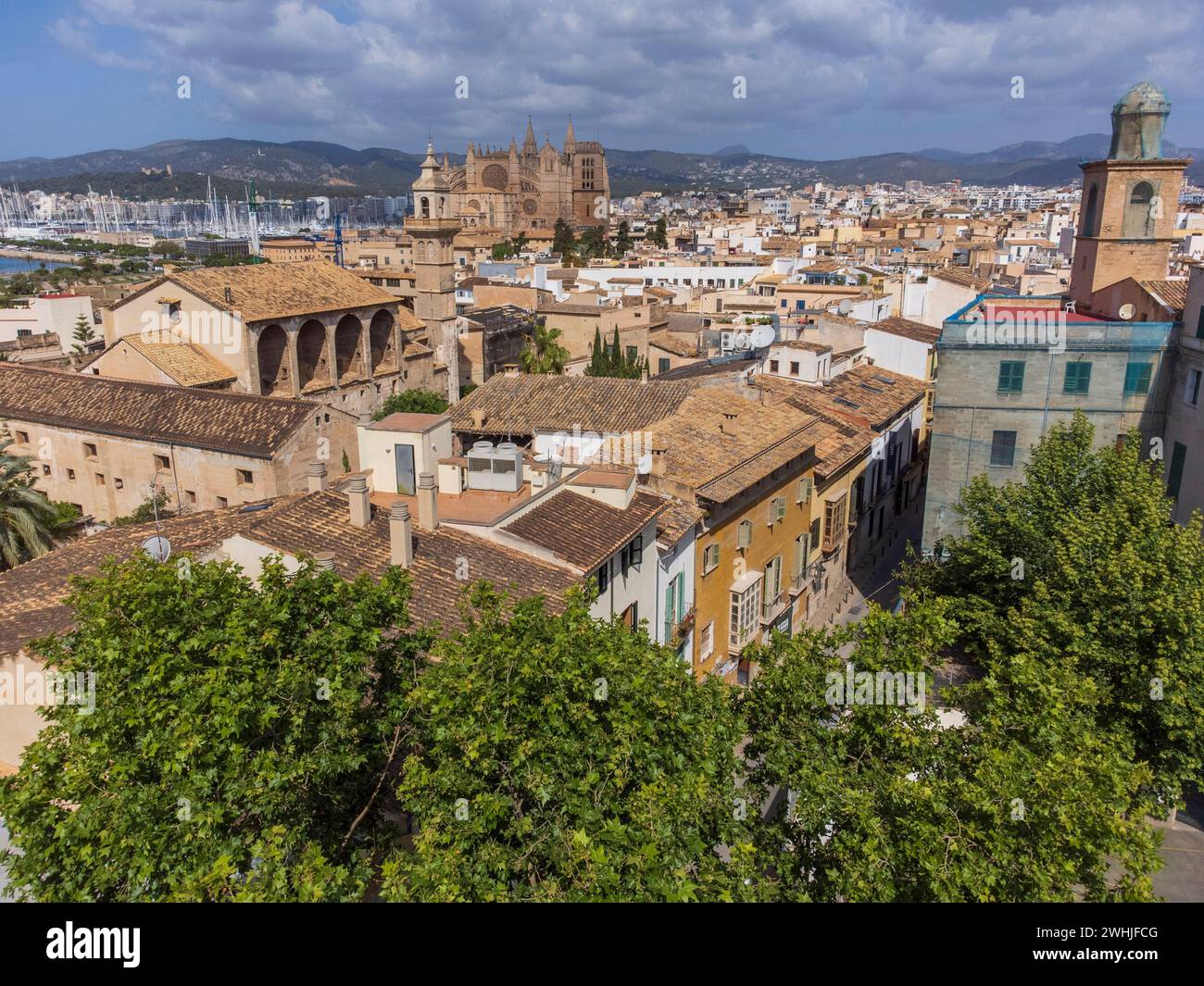 Santa Clara monastery with the cathedral in the second terminus Stock ...