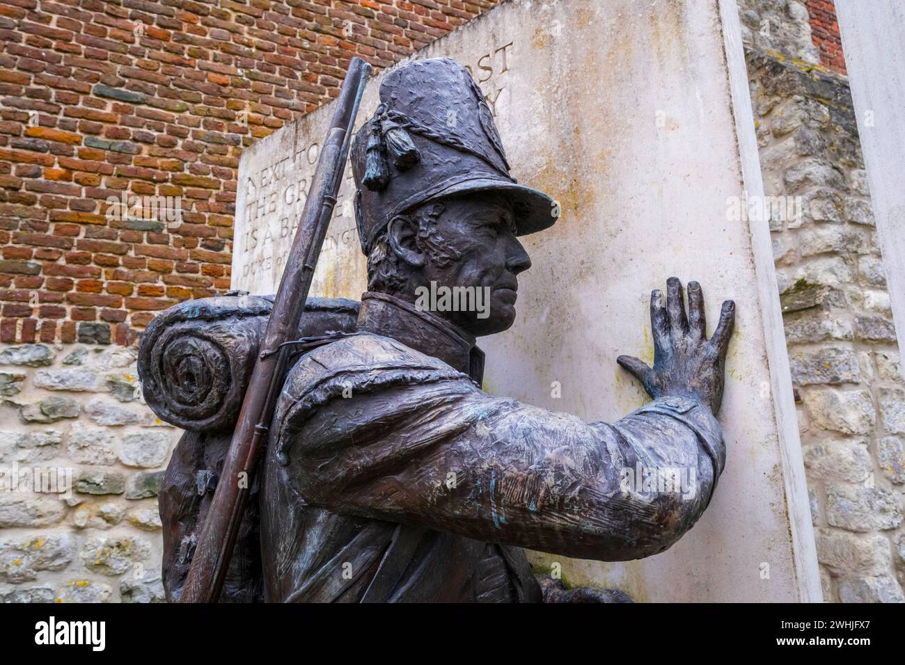 Memorial to the British soldiers who fought and died at the Battle of ...