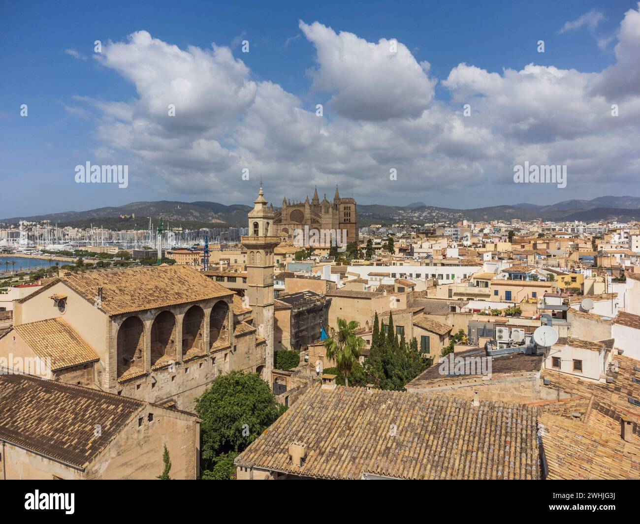 Santa Clara monastery with the cathedral in the second terminus Stock ...