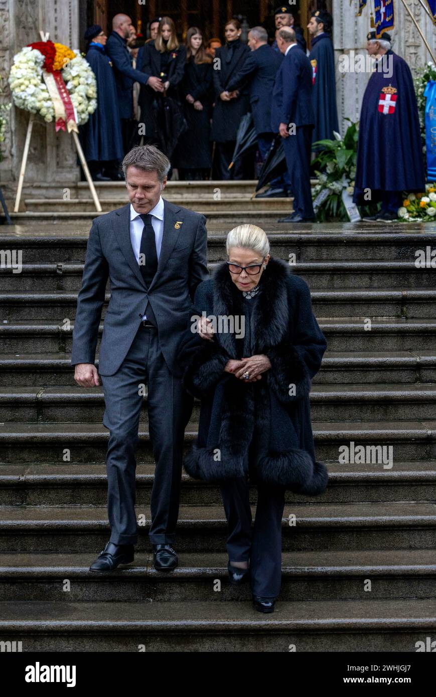 Turin, Italien. 10th Feb, 2024. HRH Princess Marina Ricolfi Doria of ...