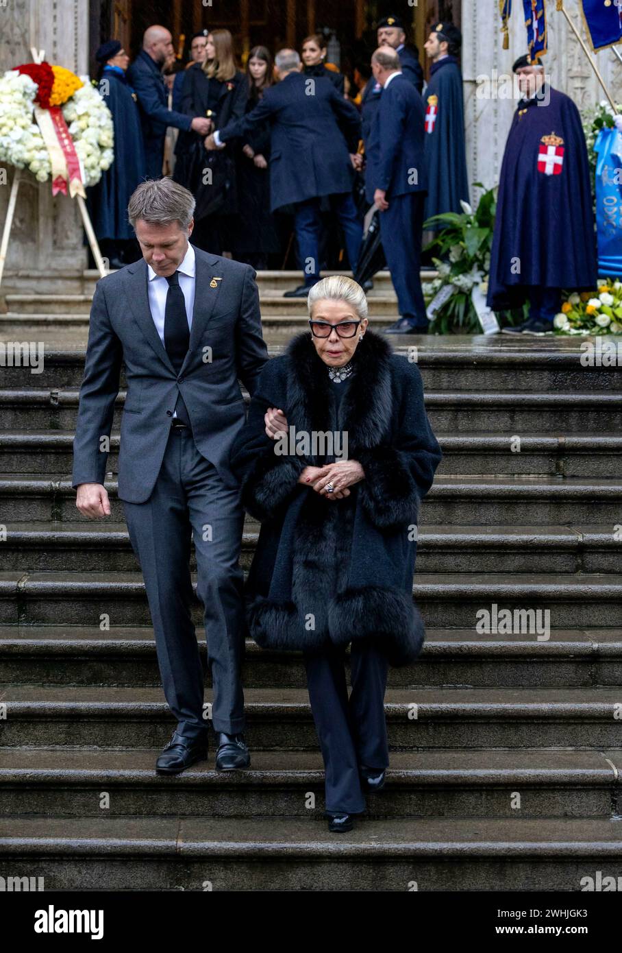 Turin, Italien. 10th Feb, 2024. HRH Princess Marina Ricolfi Doria of ...