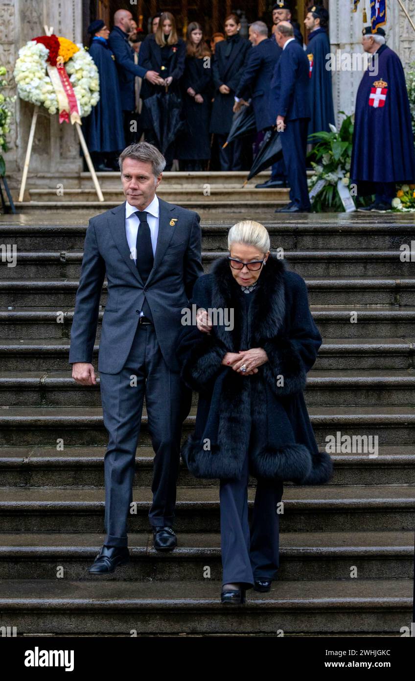 Turin, Italien. 10th Feb, 2024. HRH Princess Marina Ricolfi Doria of ...
