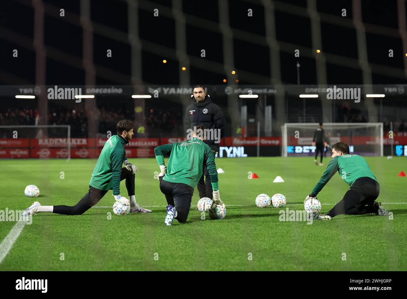 Almere, Netherlands. 10th Feb, 2024. ALMERE, 10-02-2024, Yanmar Stadium ...