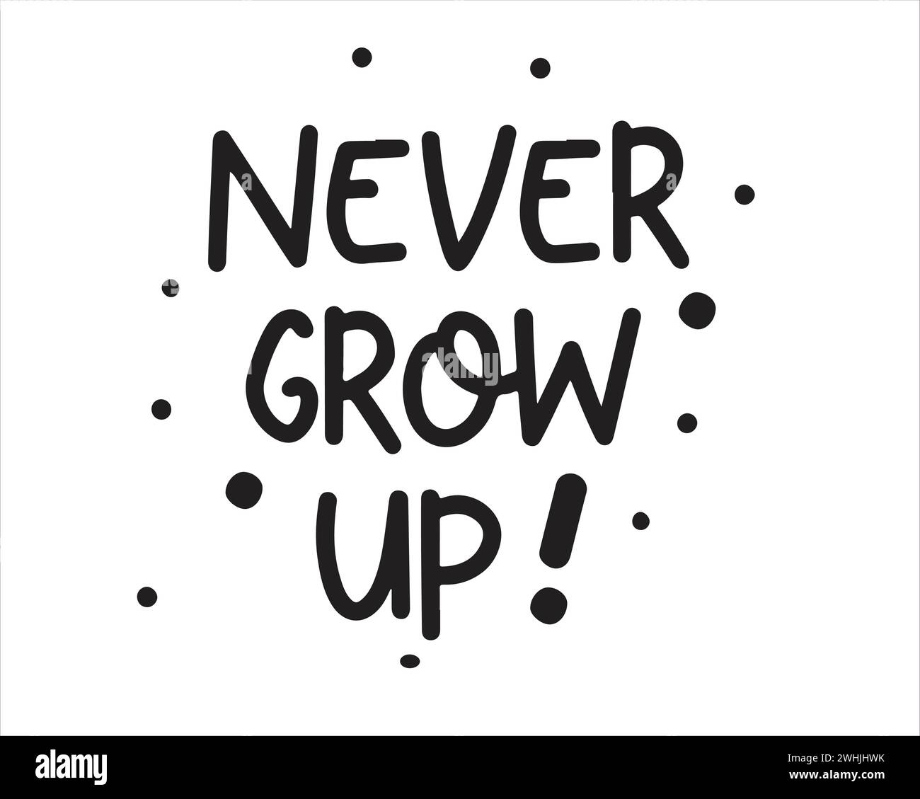 Never give up poster Stock Vector Images - Alamy