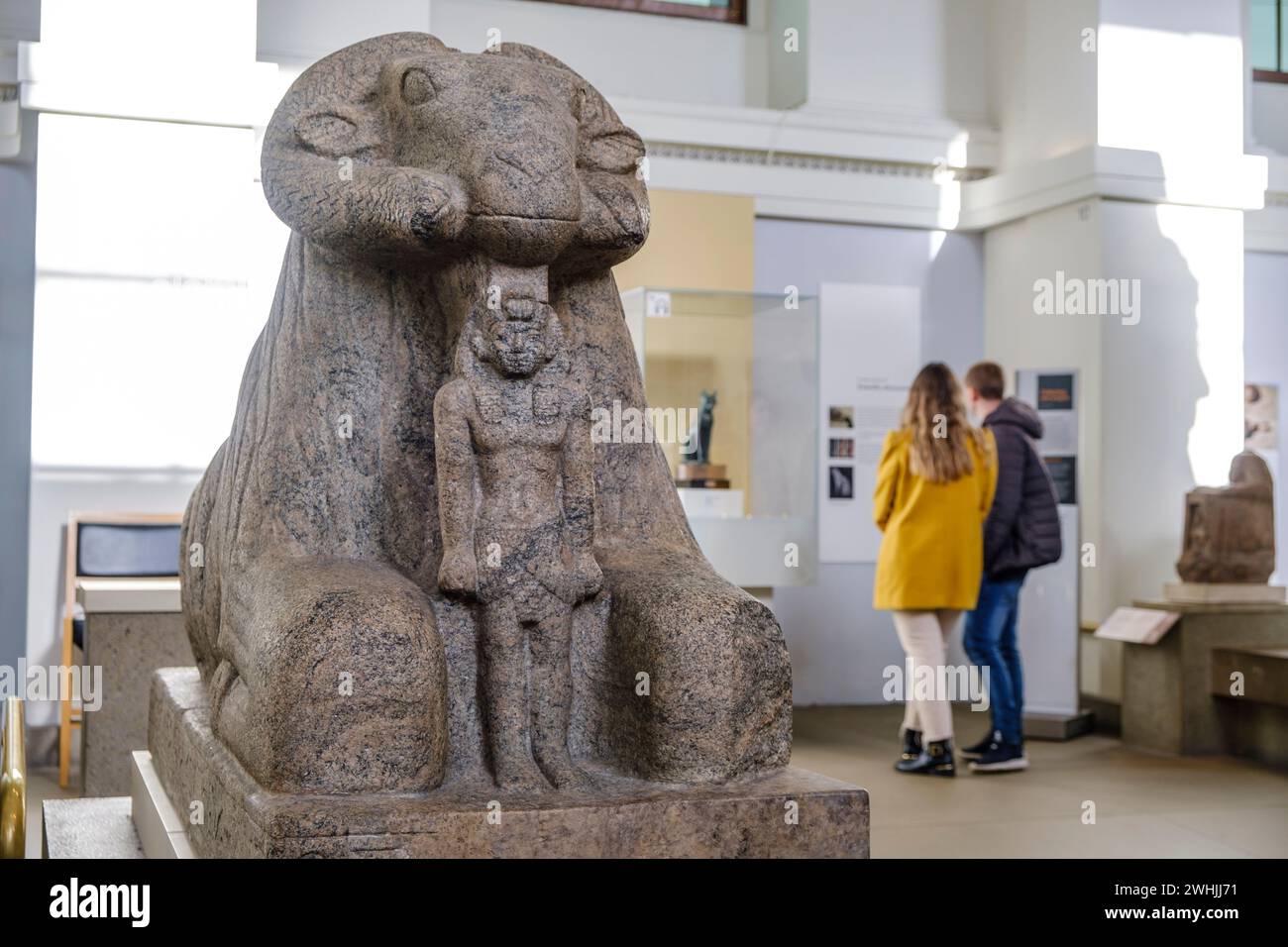 Ram sphinx of King Taharqo Stock Photo - Alamy
