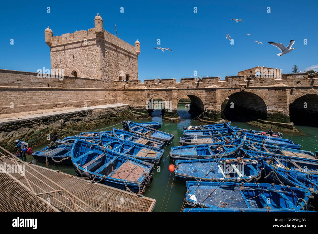 Castelo Real at fishing port Stock Photo - Alamy