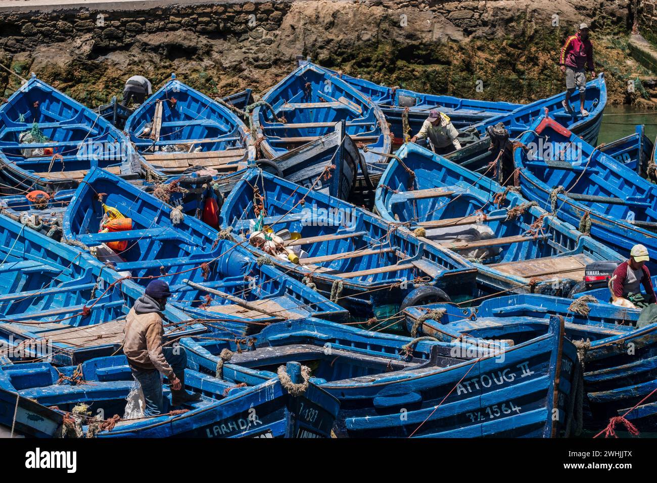 Traditional moroccan boats hi-res stock photography and images - Alamy