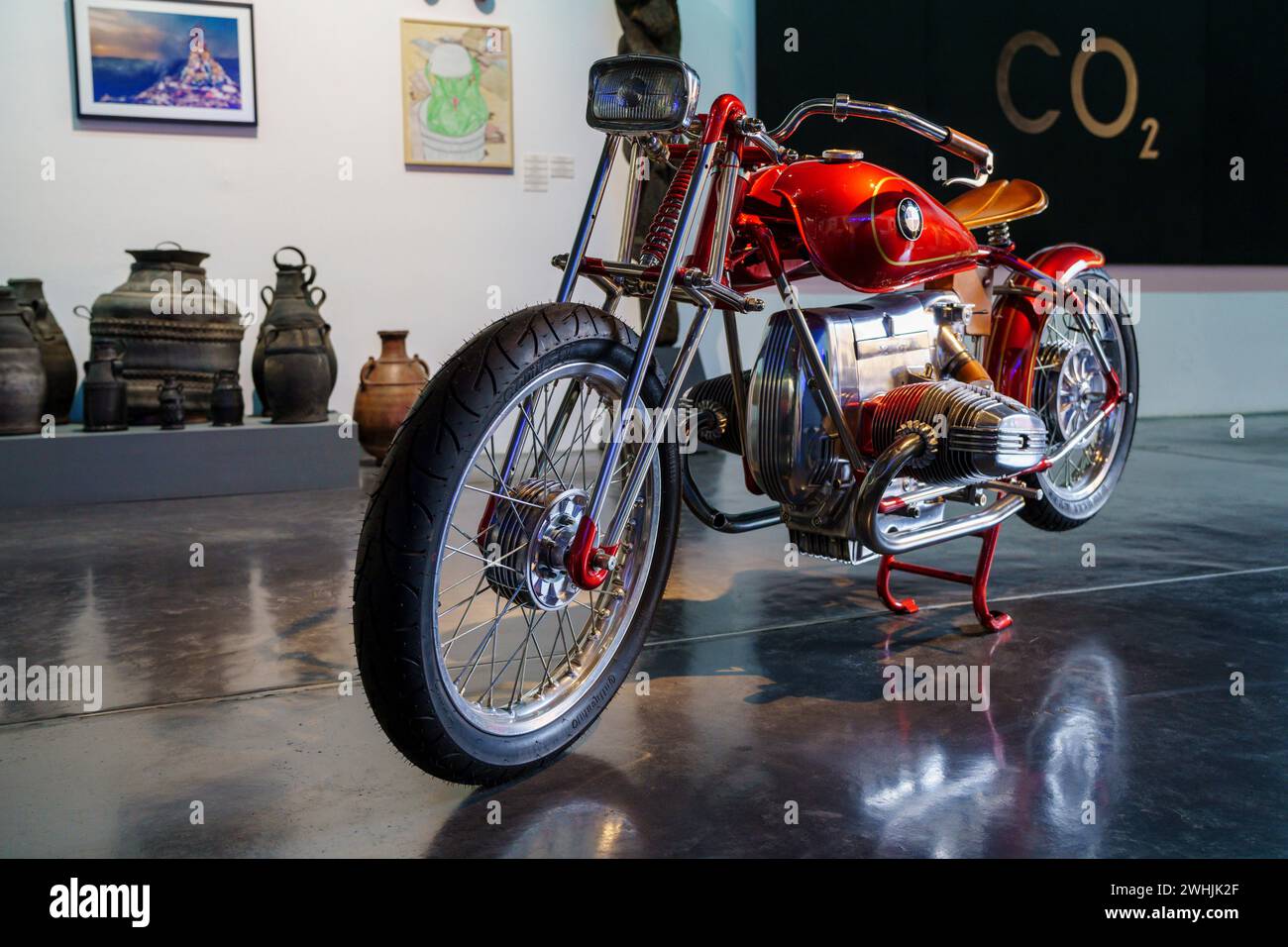 Modified motorcycle BMW r60 Stock Photo - Alamy