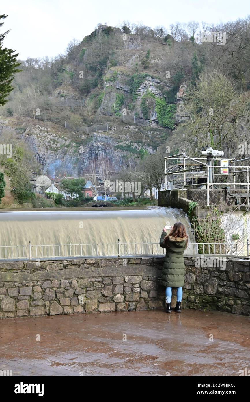 On a damp and wet afternoon World Famous Cheddar Goughs Cave is Closed ...