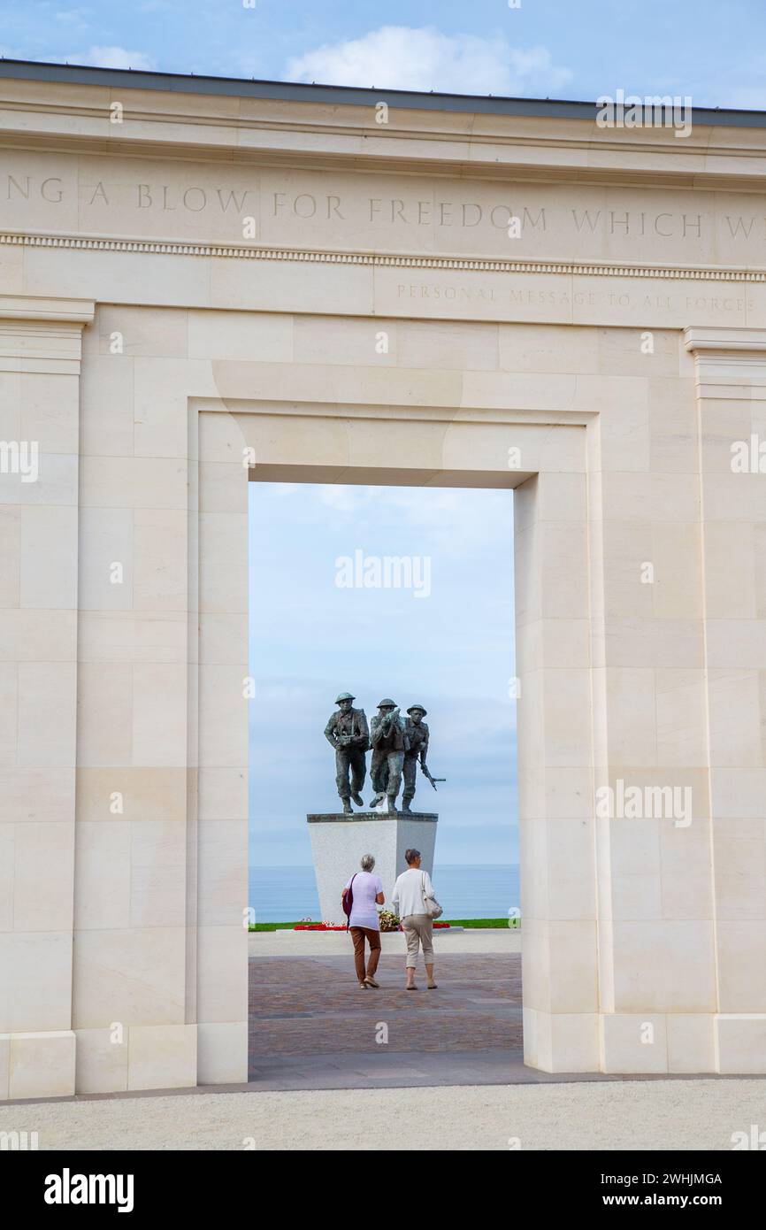 The British Normandy Memorial, Normandy, France Stock Photo - Alamy