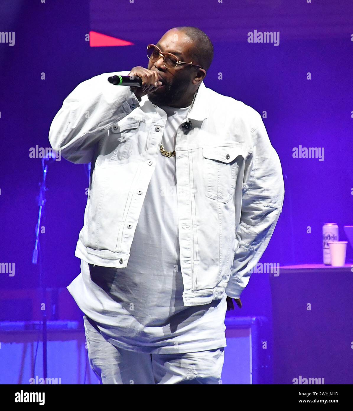 Las Vegas, USA. 09th Feb, 2024. Killer Mike perform onstage during the ...