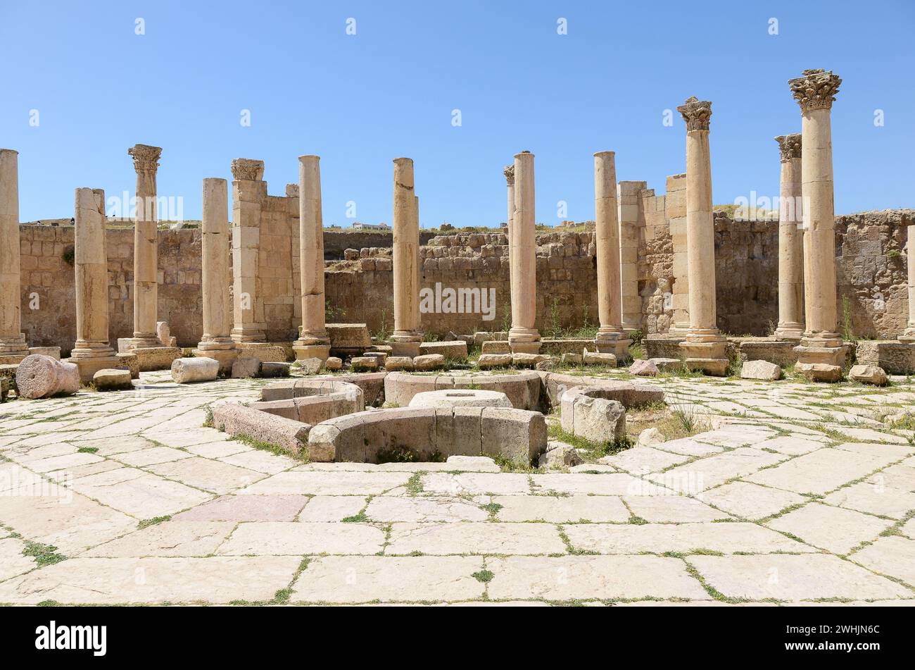 Jerash ruins, Jordan Stock Photo - Alamy