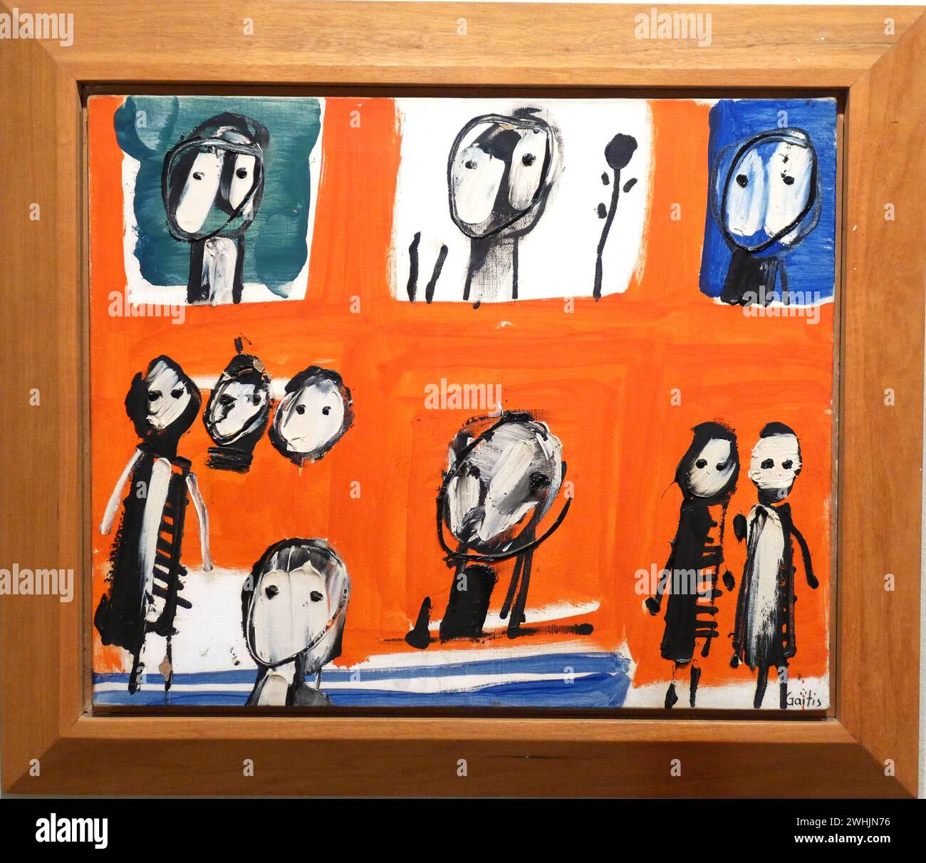 Modern, abstract art, Gaitis, Greece Stock Photo - Alamy