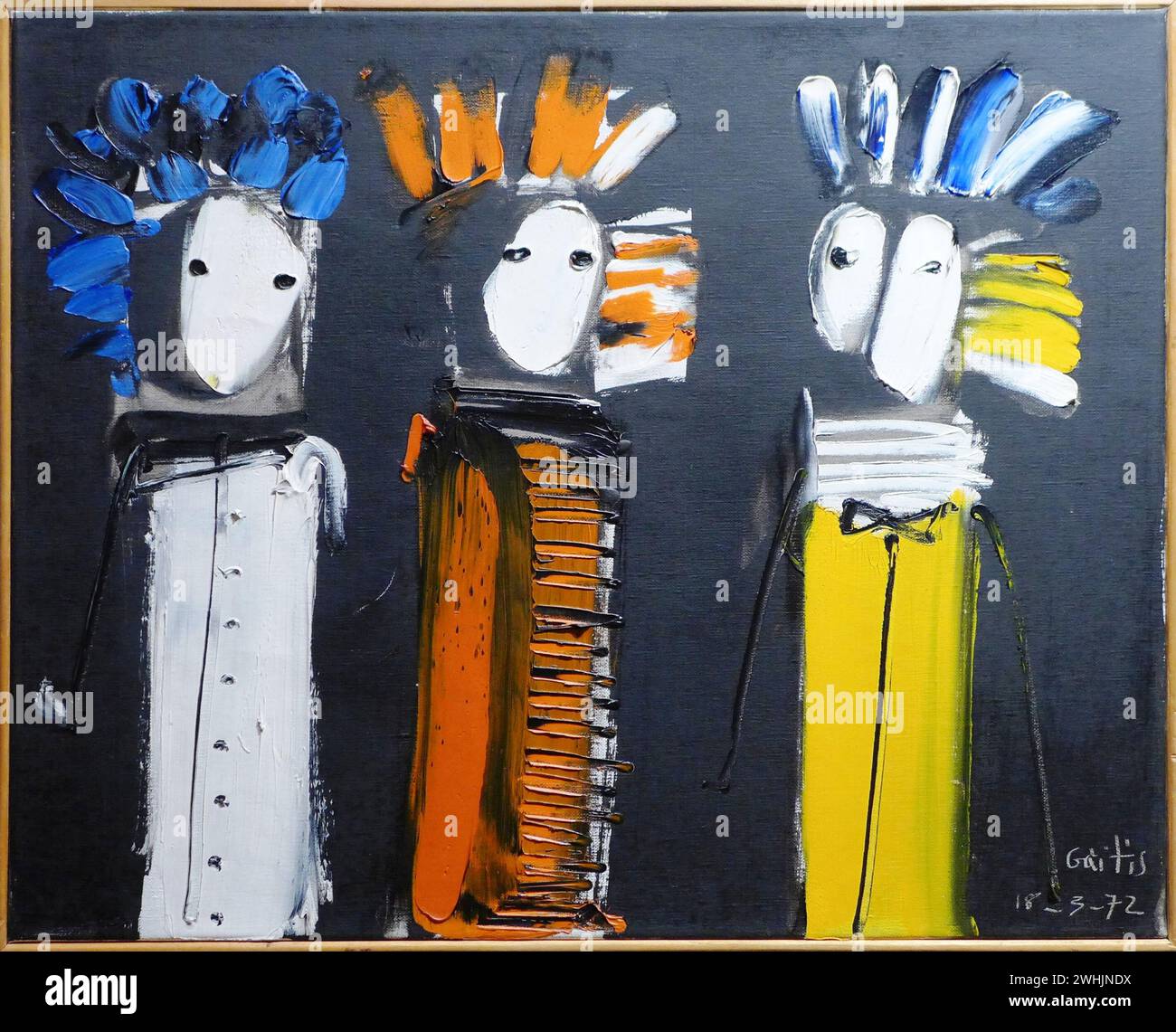 Modern, abstract art, Gaitis, Greece Stock Photo - Alamy