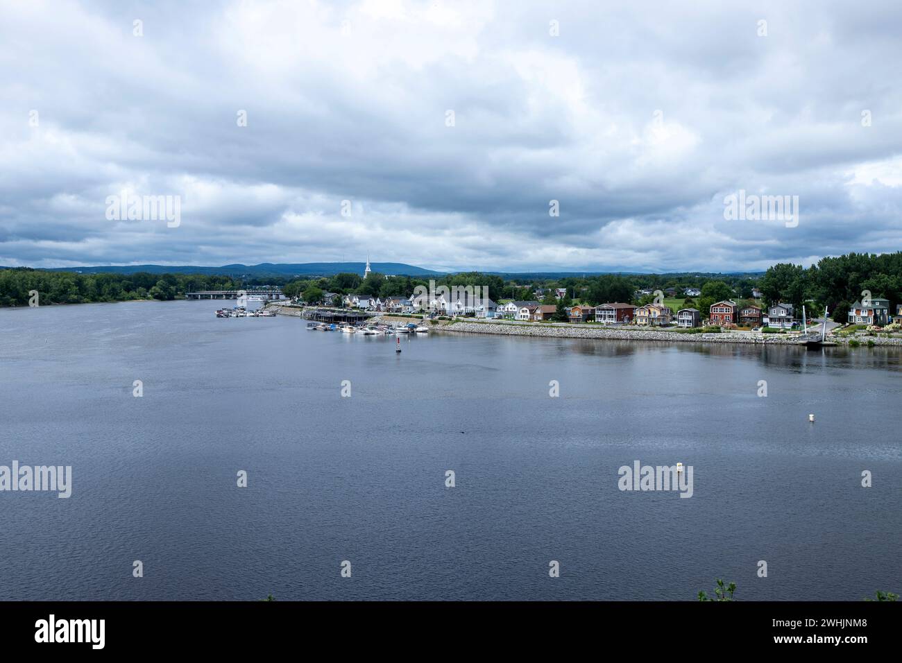 Aerial view of Ottawa river in Ottawa, Ontario, Canada Stock Photo - Alamy