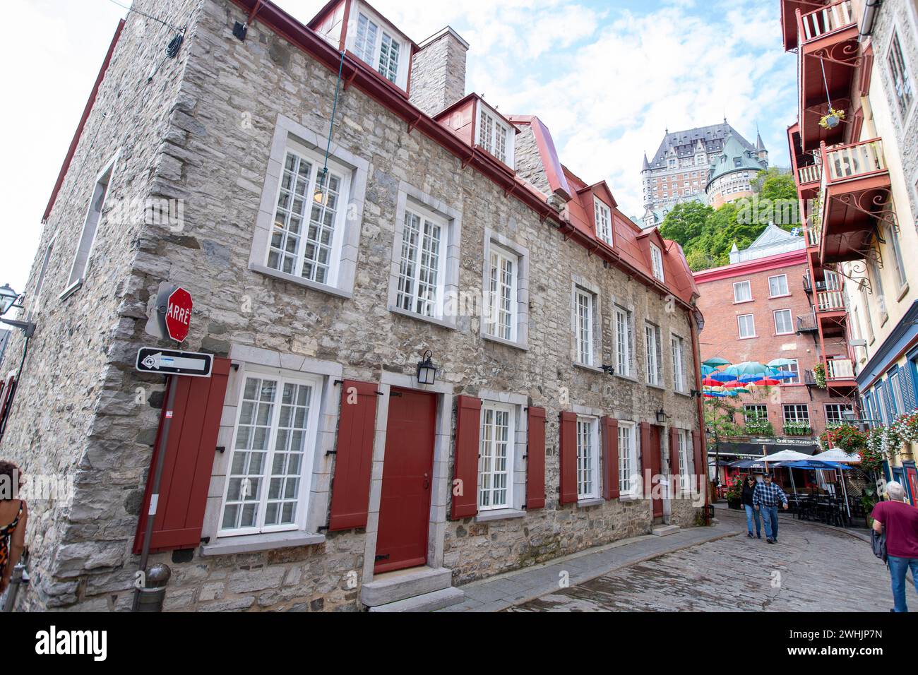 Quebec, Canada - oct11, 2023 - View of ancient architecture of Quebec ...