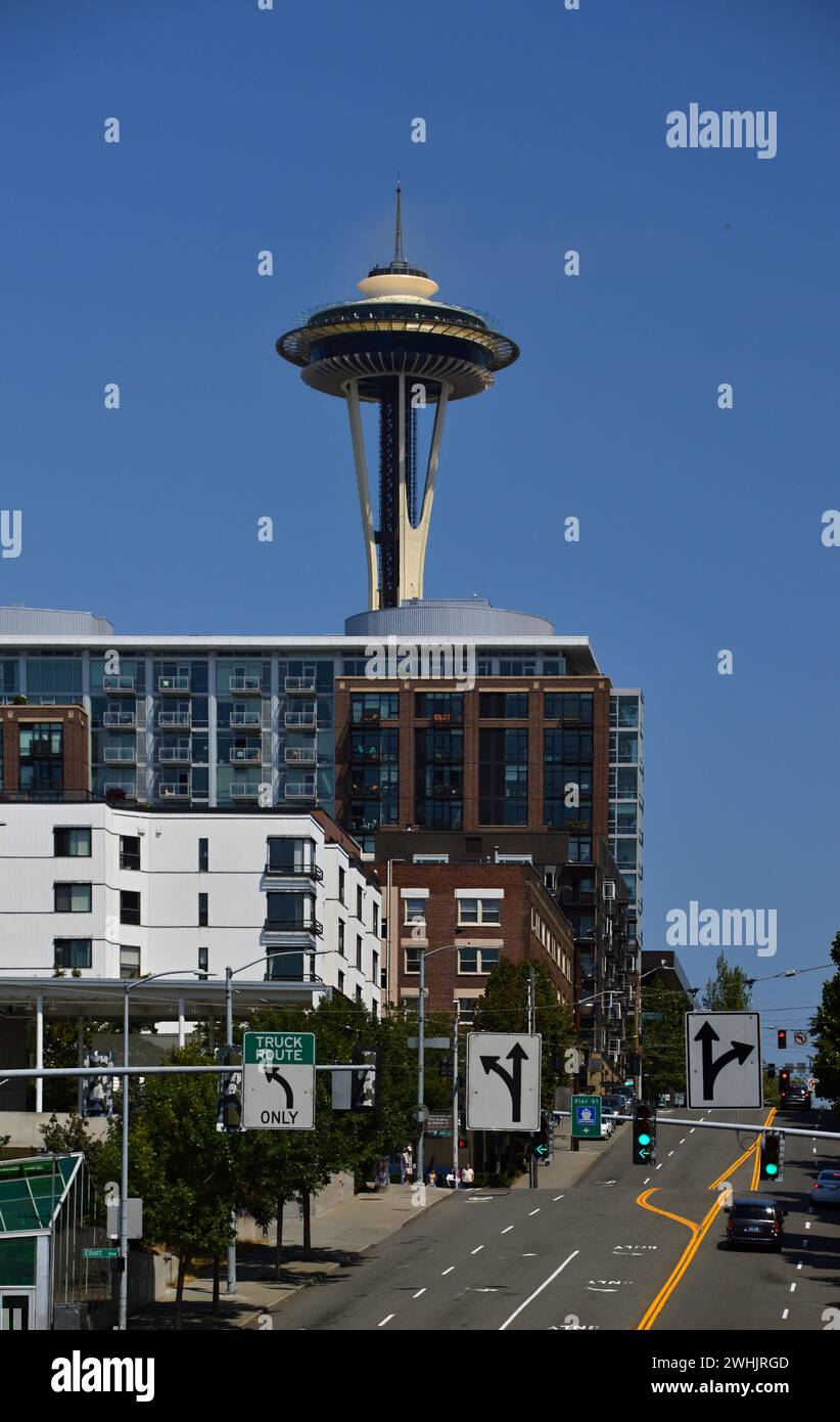Seattle usa street scene hi-res stock photography and images - Alamy
